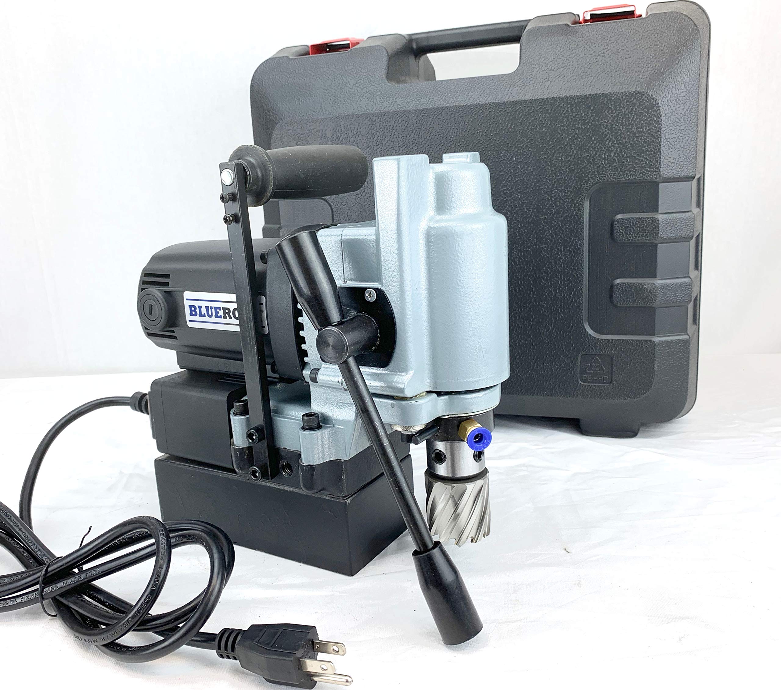 TYP-28A Mag Drill BLUEROCK Tools MINI Magnetic Drill Typhoon Small Mag Annular