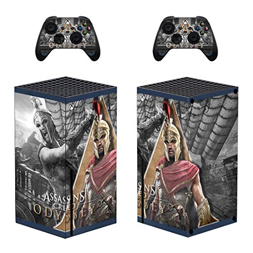 FELIPE SEIJI KUBA Vinyl Skin Sticker Cover Decal for Microsoft Xbox Series X Console and Remote Controllers Dark Killer HD Printing