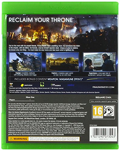 Final Fantasy Xv Steelbook Microsoft Xbox One Game. Argos [Special Edition]