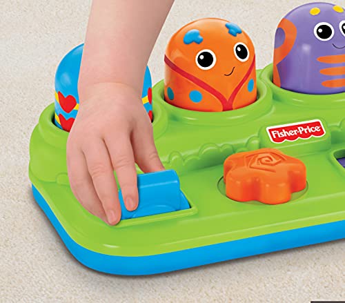 Fisher-Price Brilliant Basics Boppin' Activity Bugs, Pop-Up Infant Toy [Amazon Exclusive]
