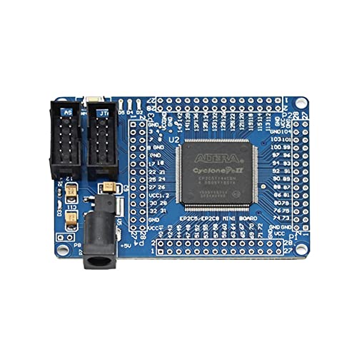 Midautoo EP2C5T144 Development Board FPGA Learning Board Blue Core Board for CycloneII EP2C5T144