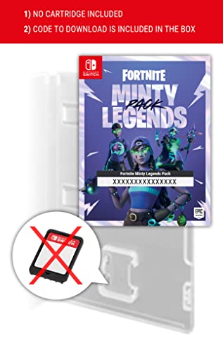 Epic Games, Fortnite Minty Legends Pack - (Nintendo Switch) (NO PHYSICAL GAME or CARTRIDGE INCLUDED IN BOX)(ONLY INCLUDES DOWNLOAD CODE IN BOX)
