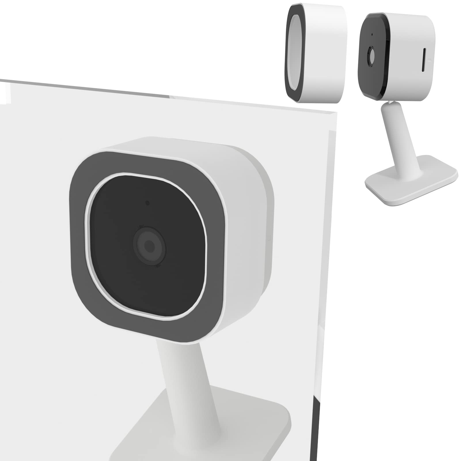 Pack of 2 Teccle Window Mount for Eufy Security Indoor Cam C24 C120, Through Window Use Eufy indoor Cam, No Indoor Reflections