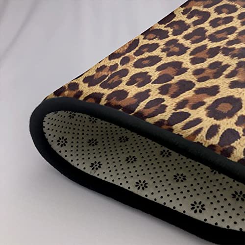 Leopard Animal Print Carpet 63x48in,Modern Area Rugs Non-Slip for Living Room Bedroom