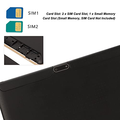 LBEC 10.1 Inch Tablet 1280x800 8 Cores 1gb Ram 16gb ROM Support Mobile Network 3g WiFi Hd Screen Powerful Functions for Tablet Operation (U.S. regulations)