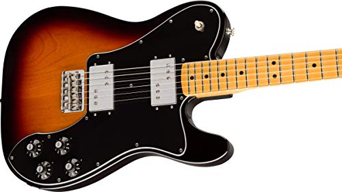 Fender Vintera 70s Deluxe Telecaster Electric Guitar, with 2-Year Warranty, 3-Color Sunburst, Maple Fingerboard