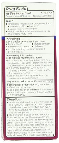 Equate - Nasal Spray, No Drip Original, 1oz (Compare to Afrin) 1-Pack