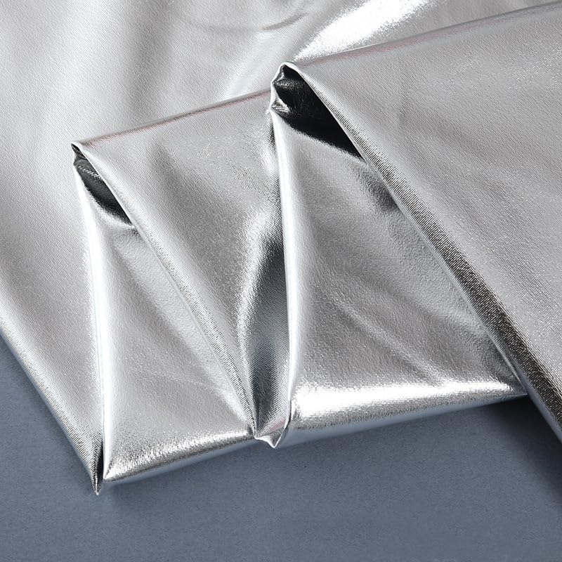 Fenyong Women's Metallic Shorts Shiny Pants with Elastic Waist Hot Rave Dance