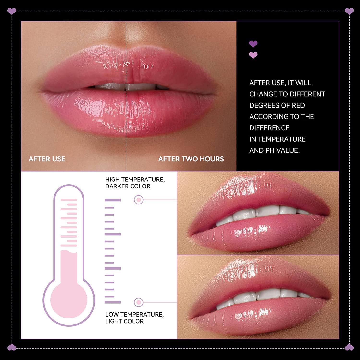 Minfei Color Changing Blusher Cream for Cheek & Lip Moisturizing Blush Rouge Soft Cream Liquid Blush Multi Use Waterproof Blusher for Cheeks & Lips Tint Glossy Lightweight Long Lasting Blush Makeup