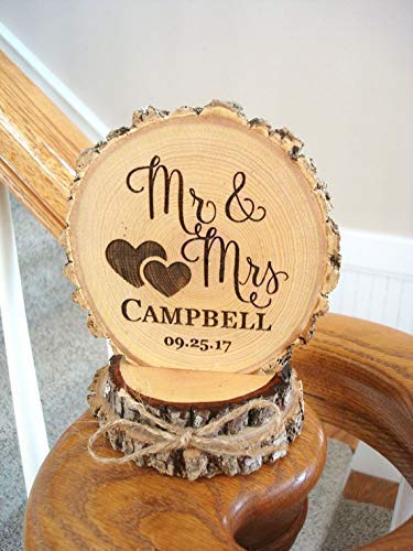 Mr & Mrs Wedding Cake Topper