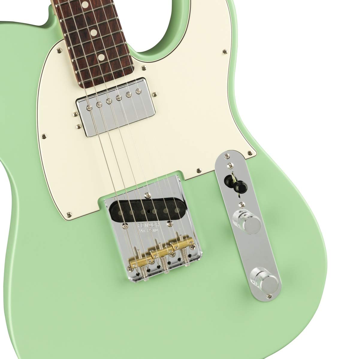 Fender American Performer Telecaster Hum - Satin Surf Green with Rosewood Fingerboard