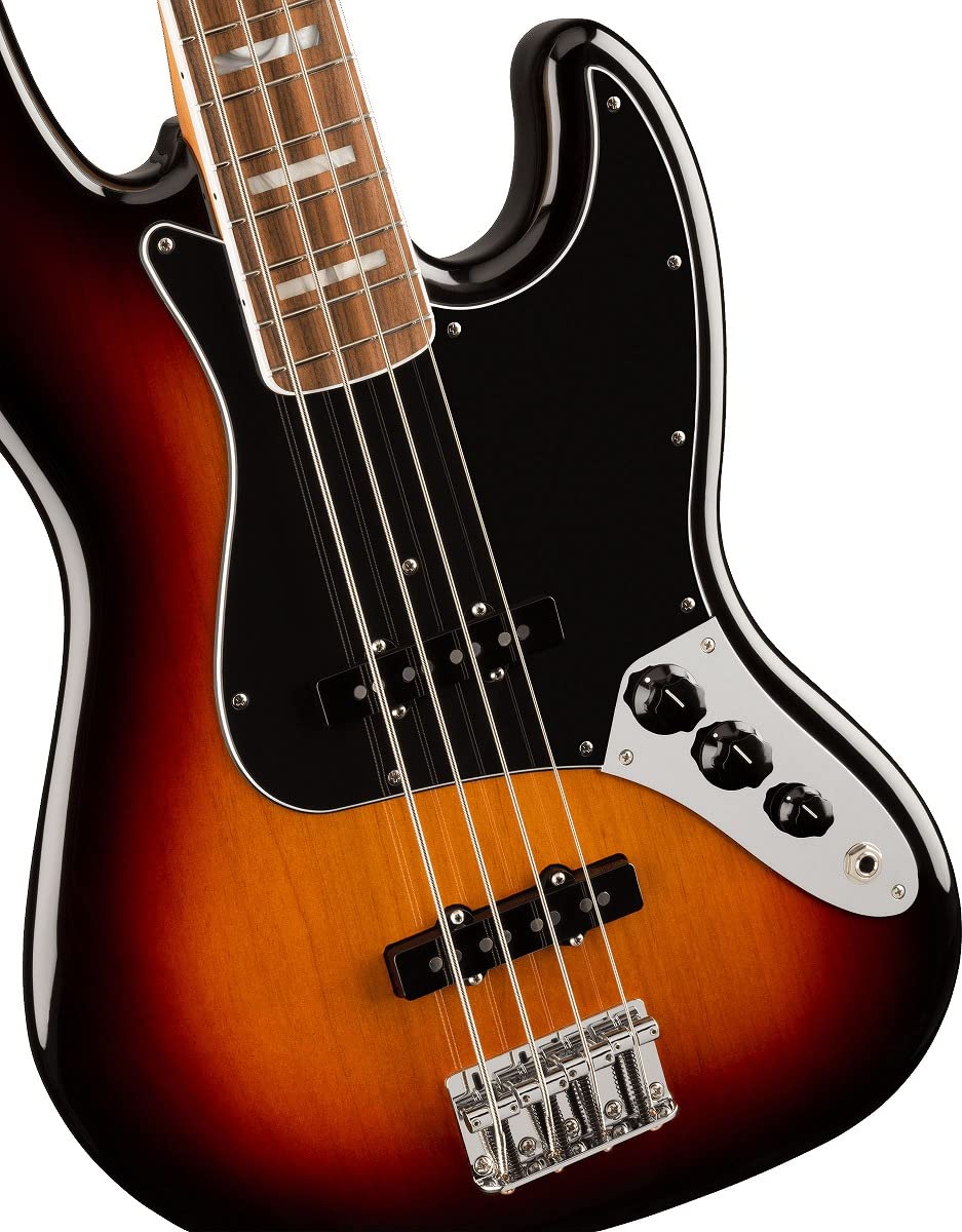 Fender Vintera 70s Jazz Bass, 3-Color Sunburst, Pau Ferro Fingerboard