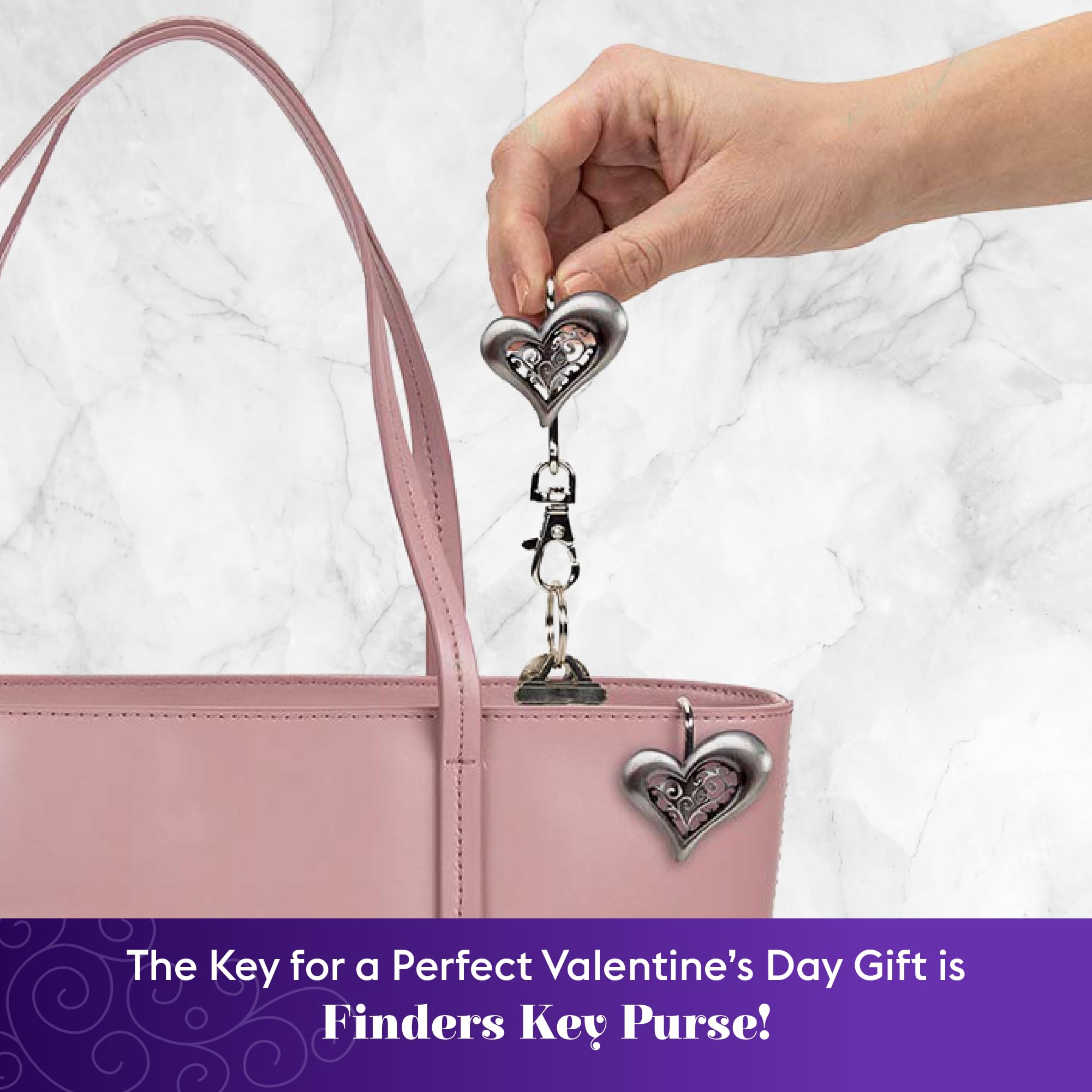 Finders Key Purse - Women’s Key Chain, Key Holder, Keychain Accessories, Key Ring, Cute Keychain, Keychain, Key Hook, Heart