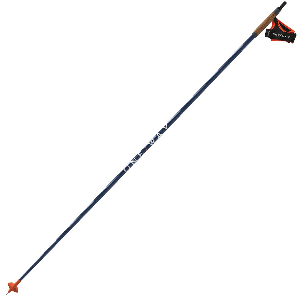 FISCHER Skiing Lightweight High-Performance Storm 5 Race Navy Nordic Poles, 130 cm