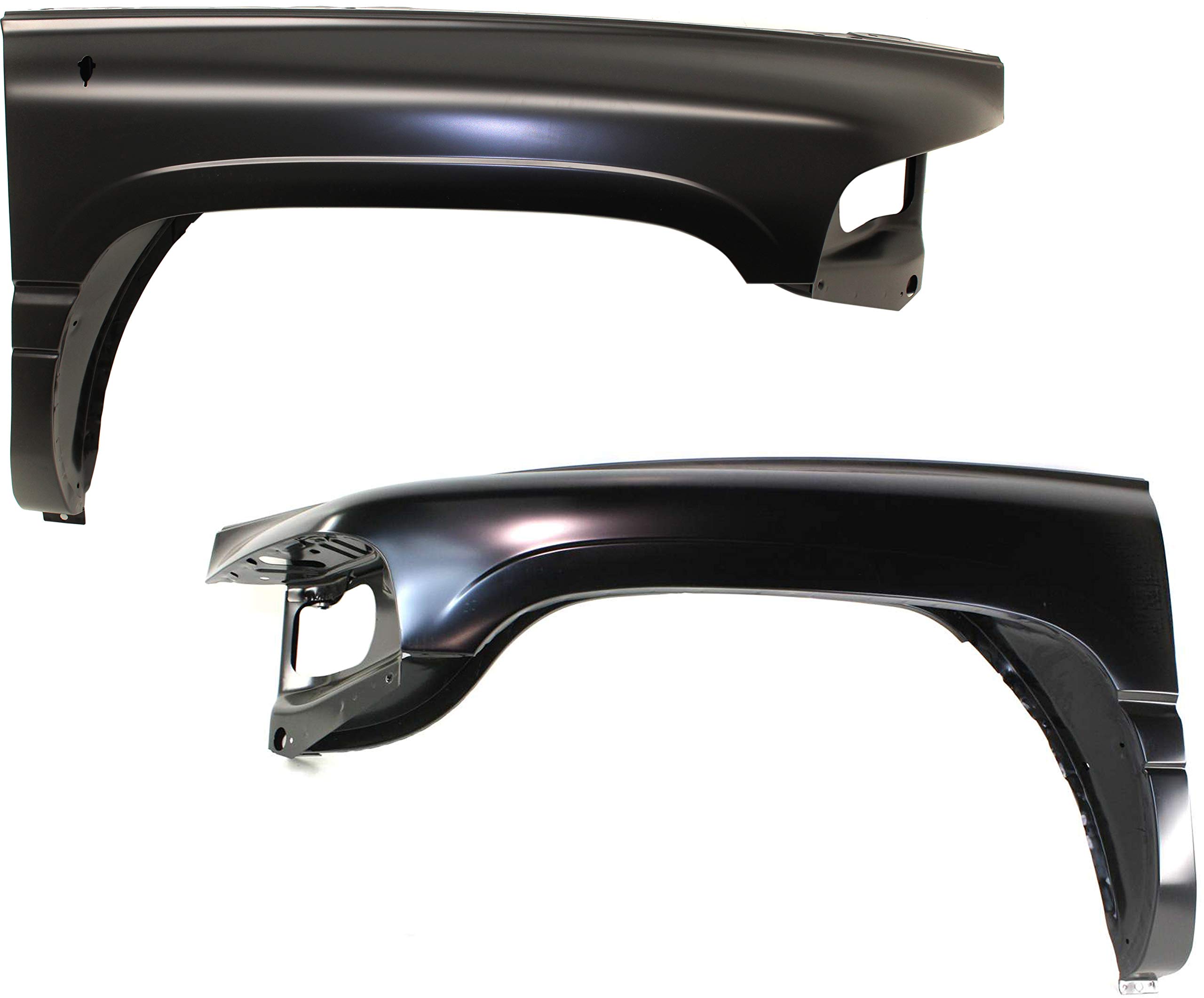 Evan-Fischer Front Fender Set of 2 Compatible with 1994-2001 Dodge Ram 1500 and 1994-2002 Ram 2500 Steel Primed CAPA Driver and Passenger Side