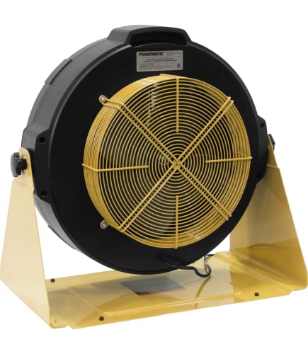 Powermatic PM1250 Electrostatic Air Filtration System, 0.1 Micron Filter, 754 CFM, 1Ph 120V (1791331), Yellow