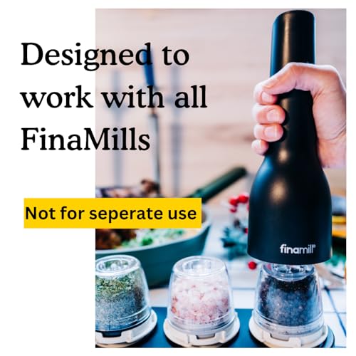FinaMill Interchangeable Spice Pod - FinaPod PRO Plus Pepper Grinder for Everyday Use - Grinds More Than Just Salt & Pepper, Ideal for Cooking Spices and Oily Seeds like Sesame - 1 Pod