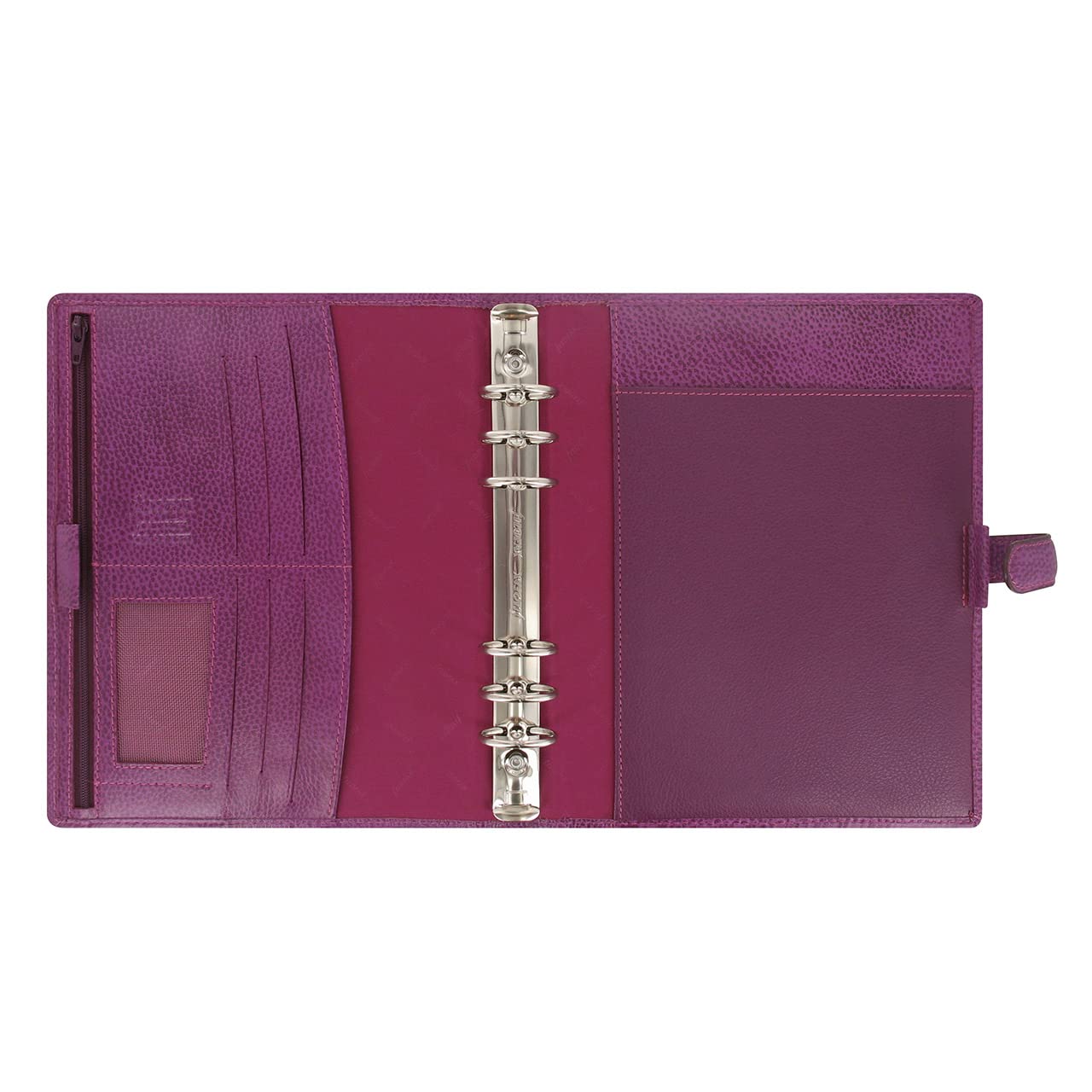 Filofax A5 Finsbury raspberry organiser