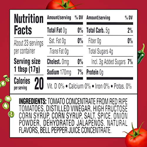 Heinz Jalapeno Tomato Ketchup Blended with Jalapeno (14 oz Bottle)