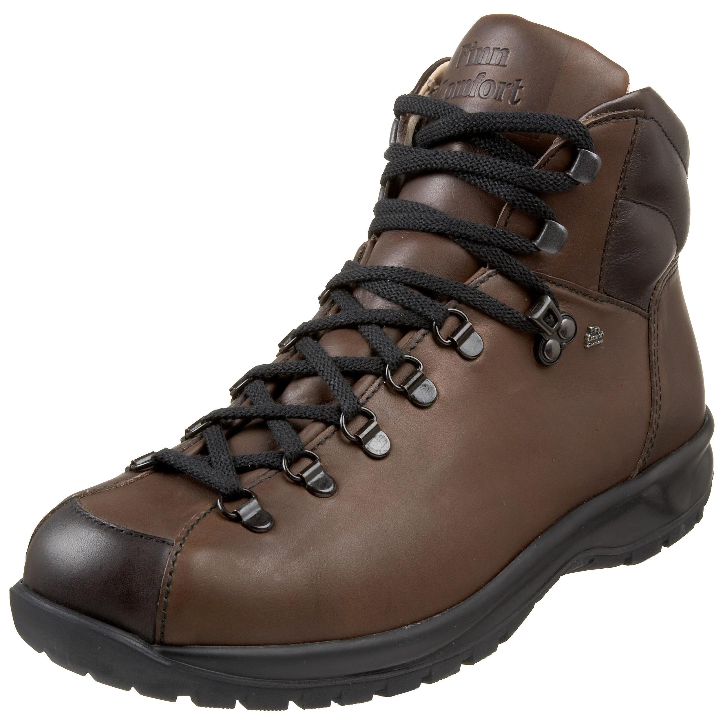 Finn Comfort Men's Garmisch Hiking Boot,Ebony/Rinde Chimera/Piper,12 UK (US Men's 12.5M)