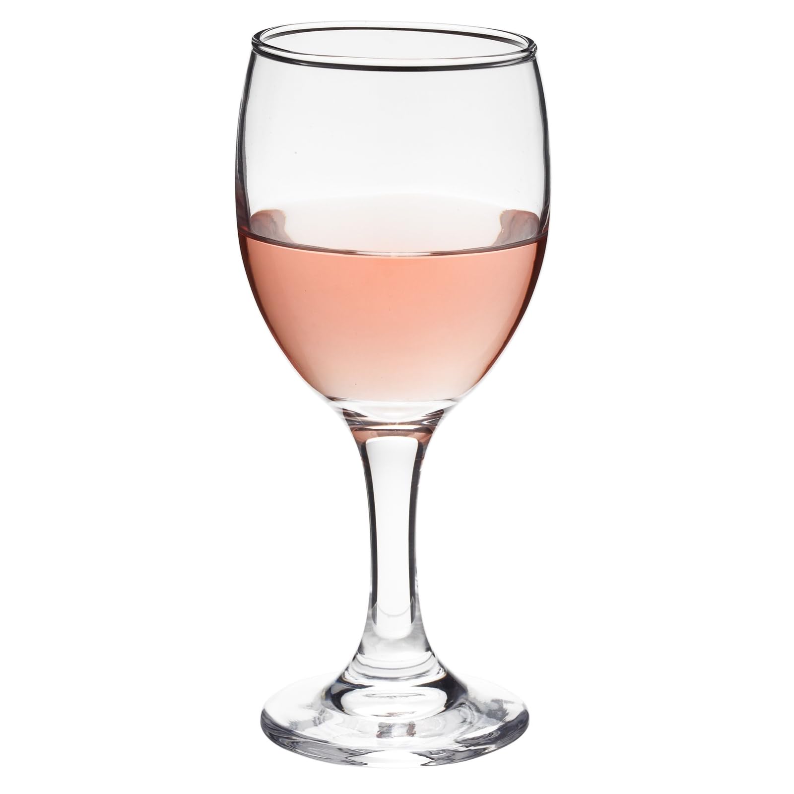 Juvale Stemmed Wine Glasses, Set of 4 for Housewarming Gift, Anniversary, Wedding (4.5 oz)