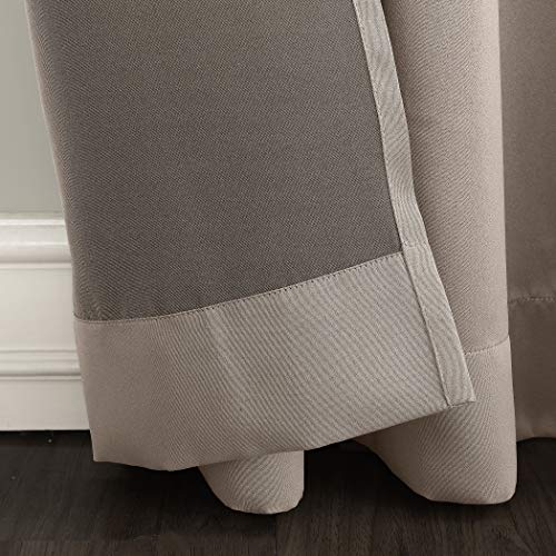 Sun Zero Barrow Energy Efficient Grommet Curtain Single Panel