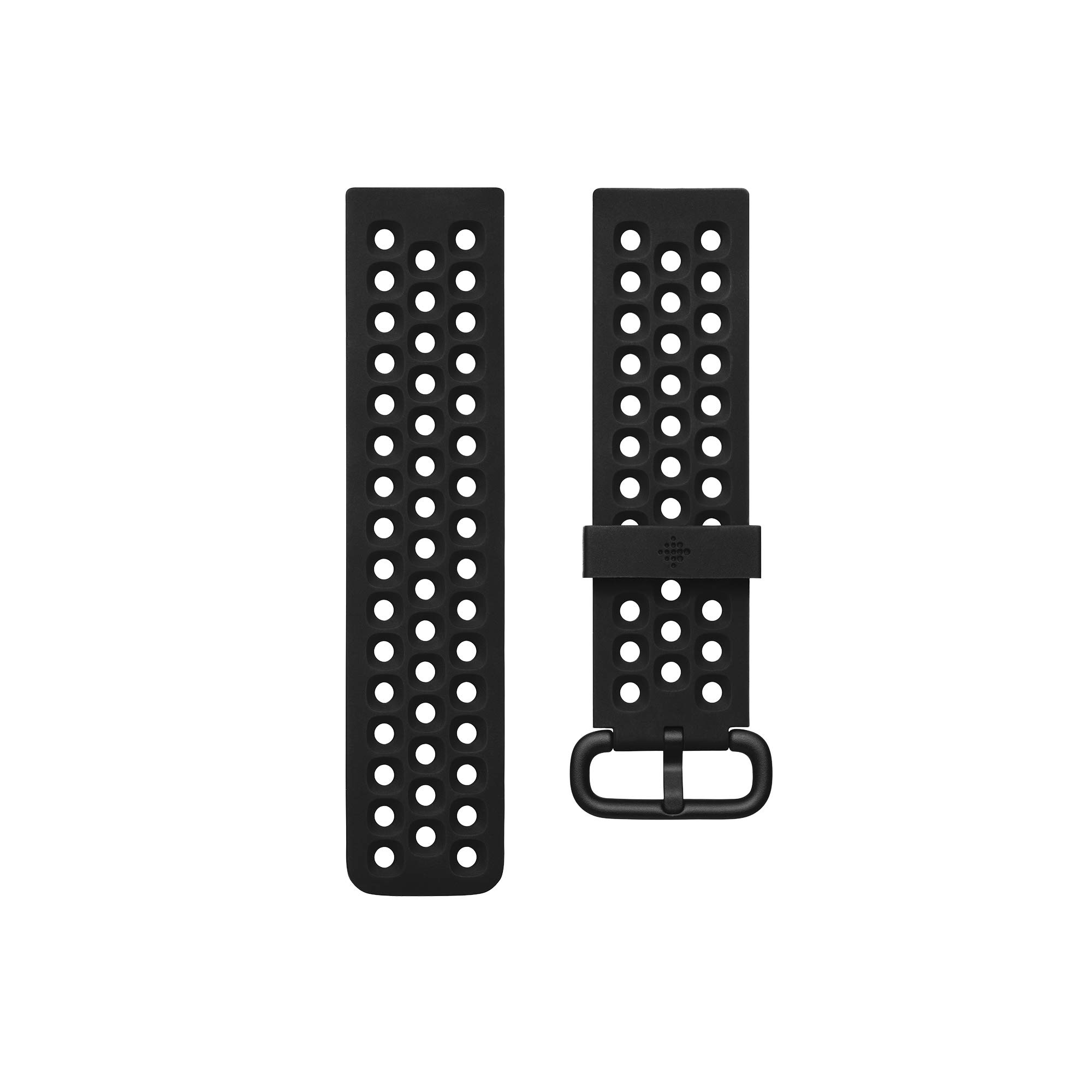 Fitbit Versa Family Accessory Band, Official Product, Sport, Black, Large