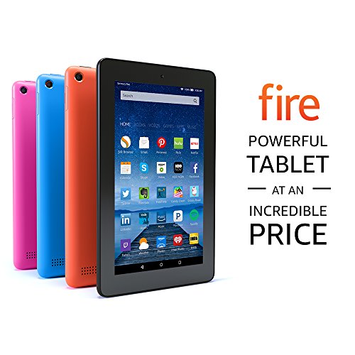 Fire Tablet with Alexa, 7" Display, 16 GB, Black - with Special Offers (Previous Generation - 5th)