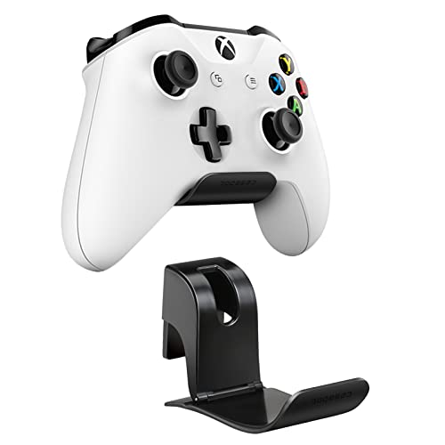 FINPAC Foldable Game Controller Holder - Pack of 2 Universal Wall Mount Controller Stand Hangers for Xbox 360/Xbox One/S/X/Elite/Series X/Series S/PS5/PS4/PS3/Switch Pro Wired/Wireless Gamepad
