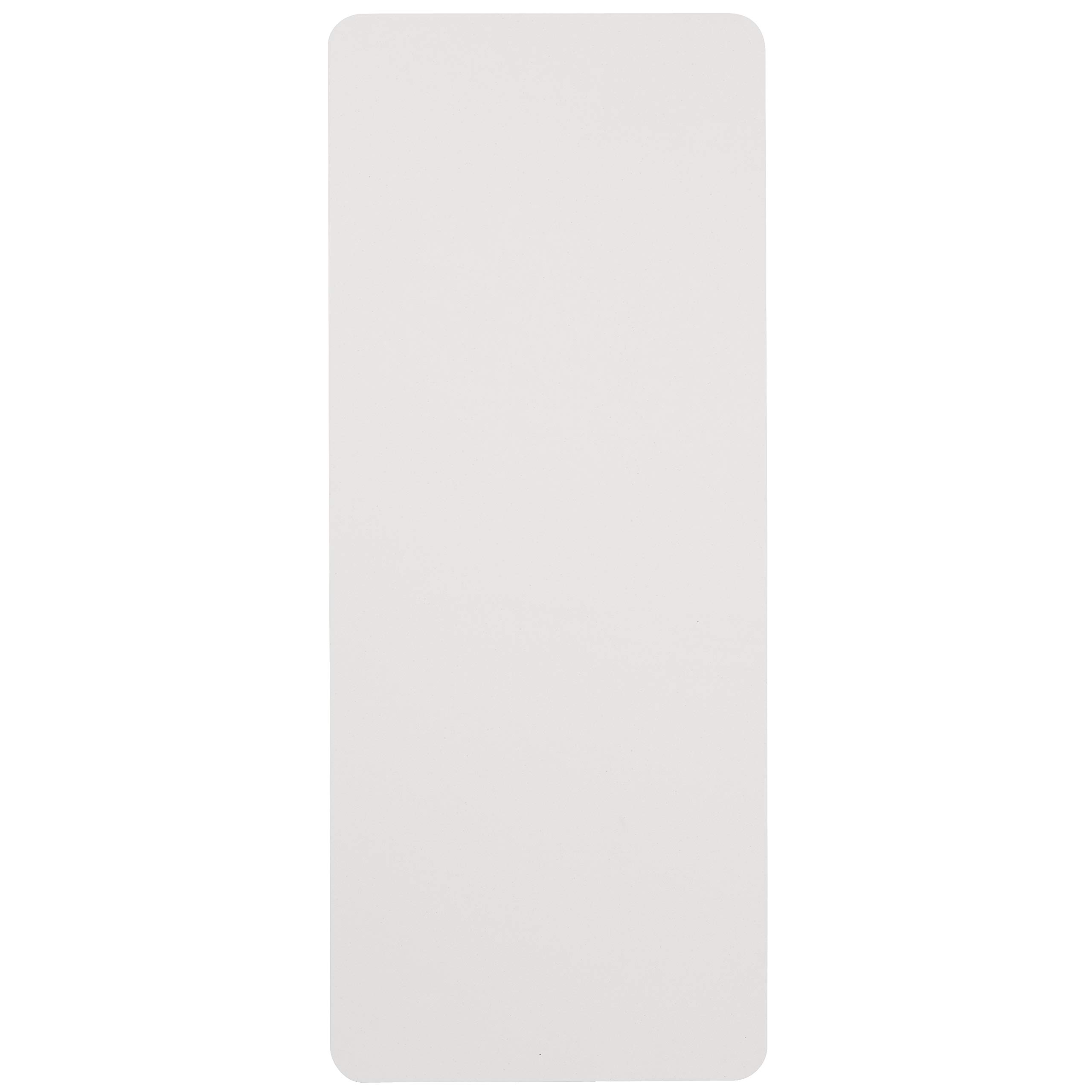 Flash Furniture Kathryn 6' Rectangular Adjustable Plastic Folding Event Table, Folding Portable Banquet Table for Indoor/Outdoor Events, White