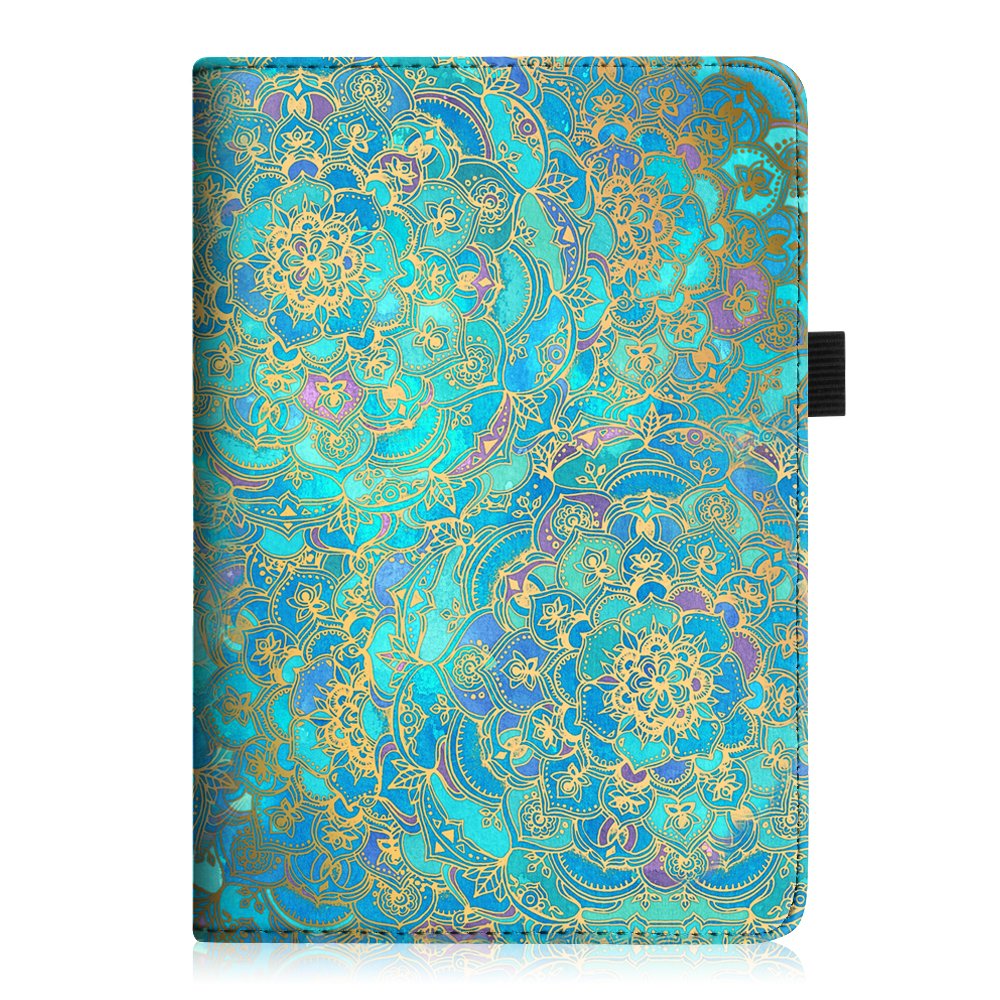 Fintie Folio Case for Kindle Fire HD 7" (2012 Old Model) - Slim Fit Leather Cover with Auto Sleep/Wake Feature (will only fit Amazon Kindle Fire HD 7, Previous Generation - 2nd), Shades of Blue