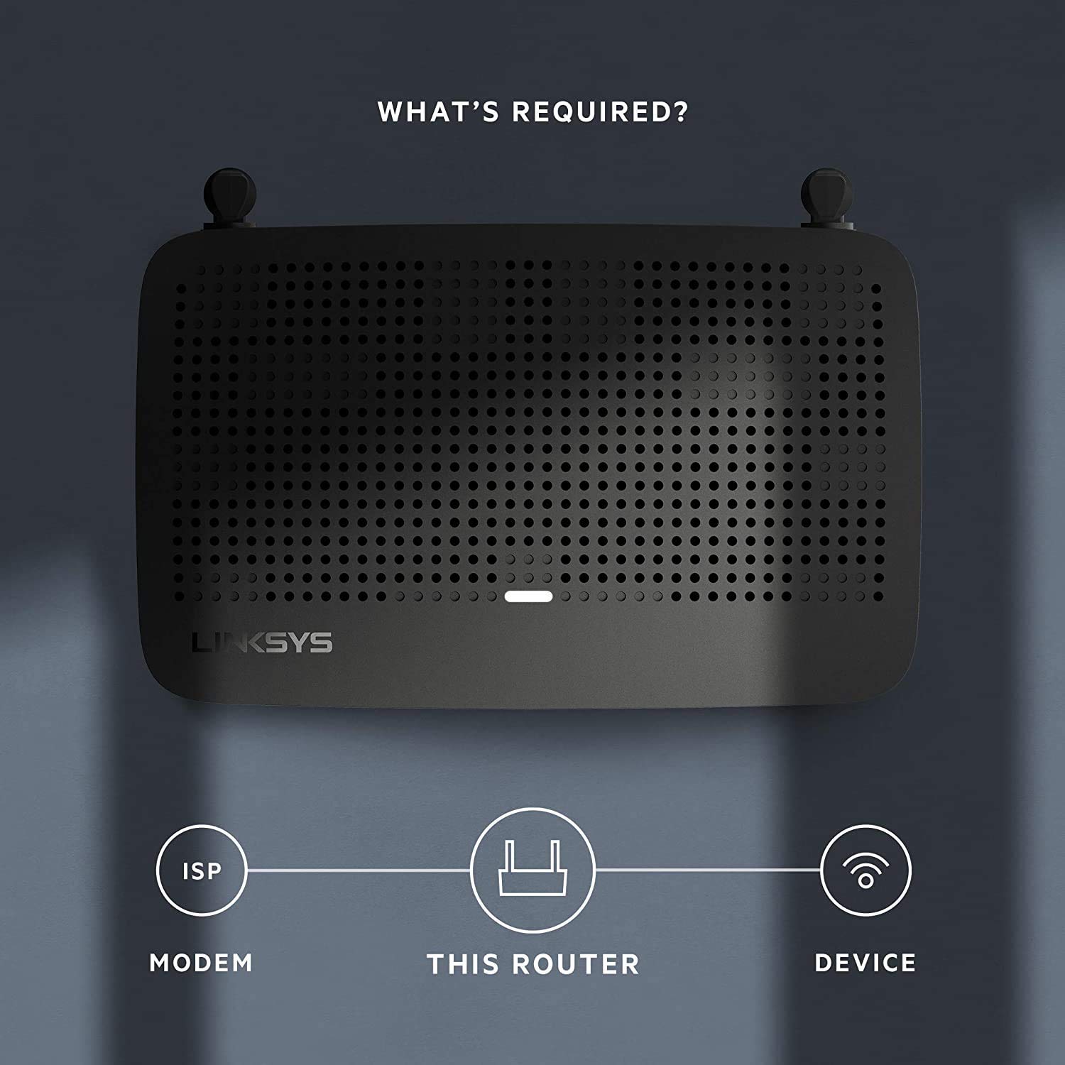 Linksys Wi-Fi 5 Smart Mesh Router Home Mesh Network, Dual Band Wireless Gigabit Mesh Router, Fast Speeds up to 1.3 Gbps, Coverage up to 1,200 sq ft, Parental Controls AC1300 (MR6350) (Renewed)