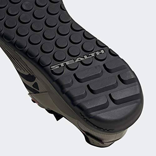 Five Ten Men's Trailcross Lt Mountain Bike Shoe, Feather Grey/Core Black/Signal Coral - 9
