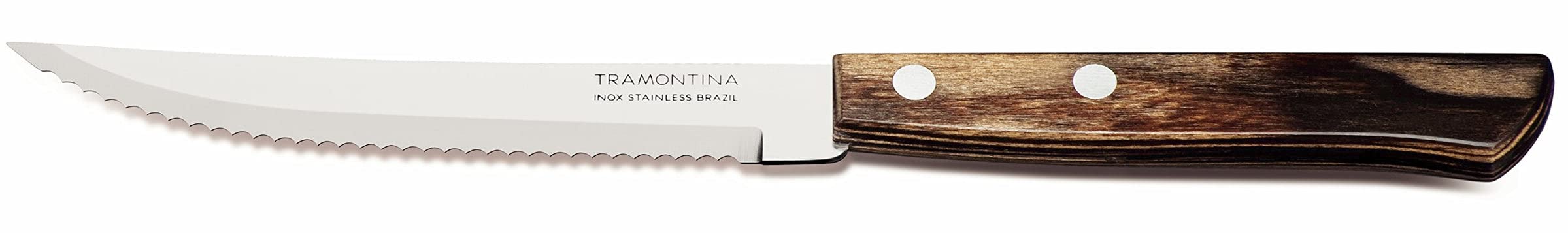 Tramontina 29899/155 Knives 10 Set, Stainless Steel, Brown knife cook set of 10