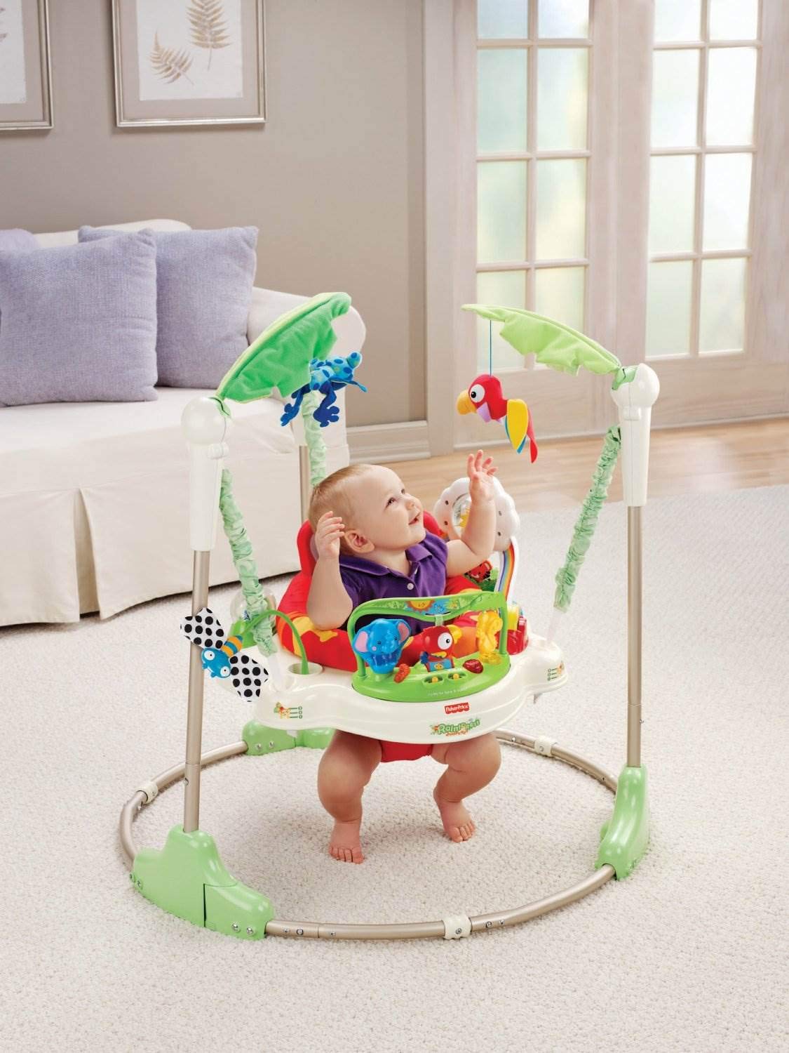 Fisher Price Rainforest Jumperoo Baby Bouncer Entertainer | K6070