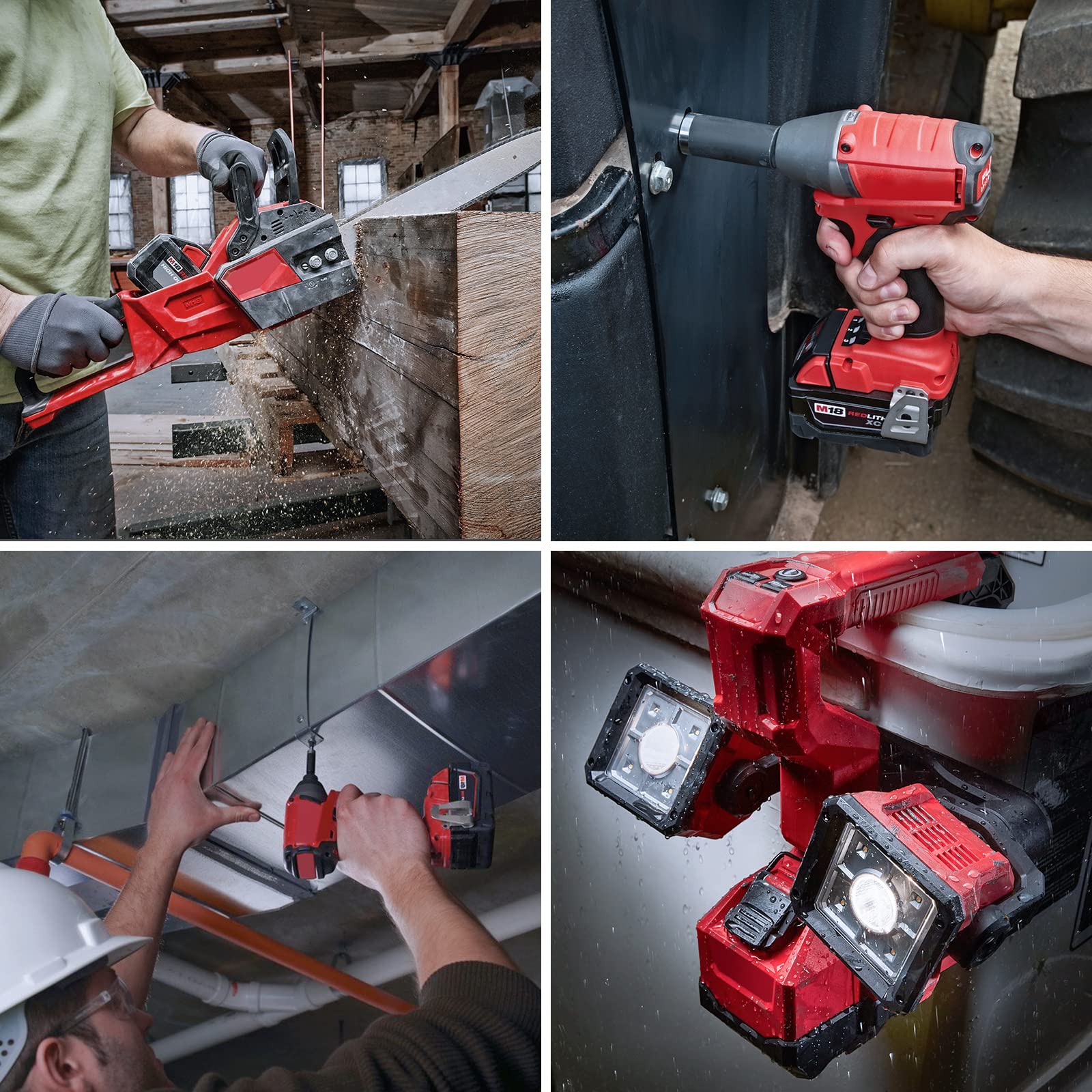 FirstPower 6.5Ah 18V M-18 Battery 2Packs - Compatible with Milwaukee M-18 48-11-1852 18V Lithium Cordless Power Tools - M18B 48-11-1850 48-11-1820 48-11-1828 48-11-10