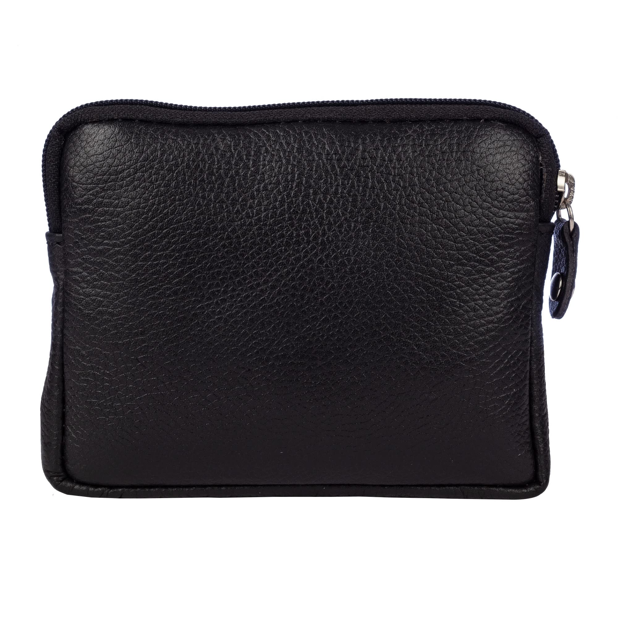 Finelaer leather Coin Pouch Purse For Men Size 4.9 x 3.8