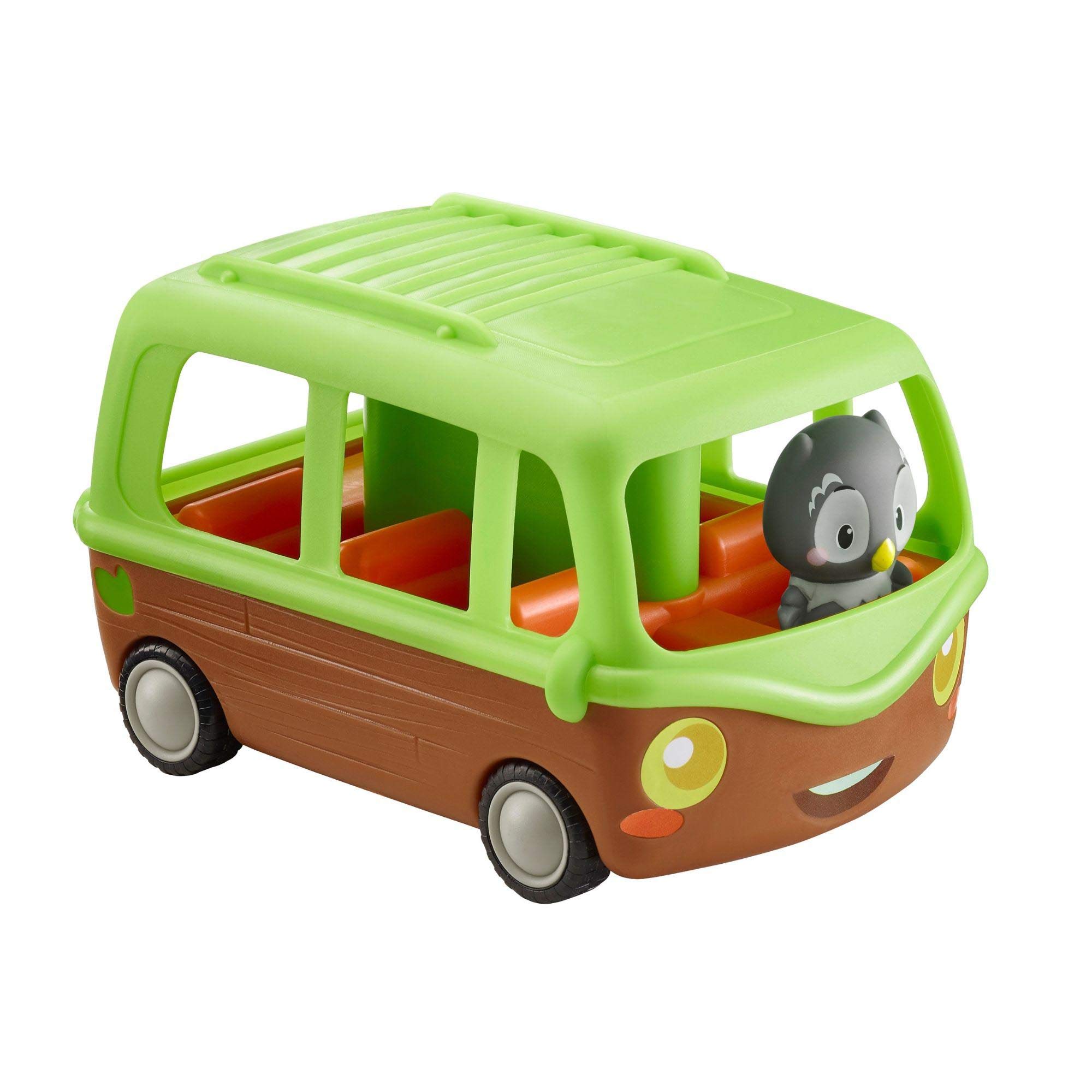 Fat Brain Toys Timber Tots Adventure Bus Dolls & Dollhouses for Ages 2 to 6