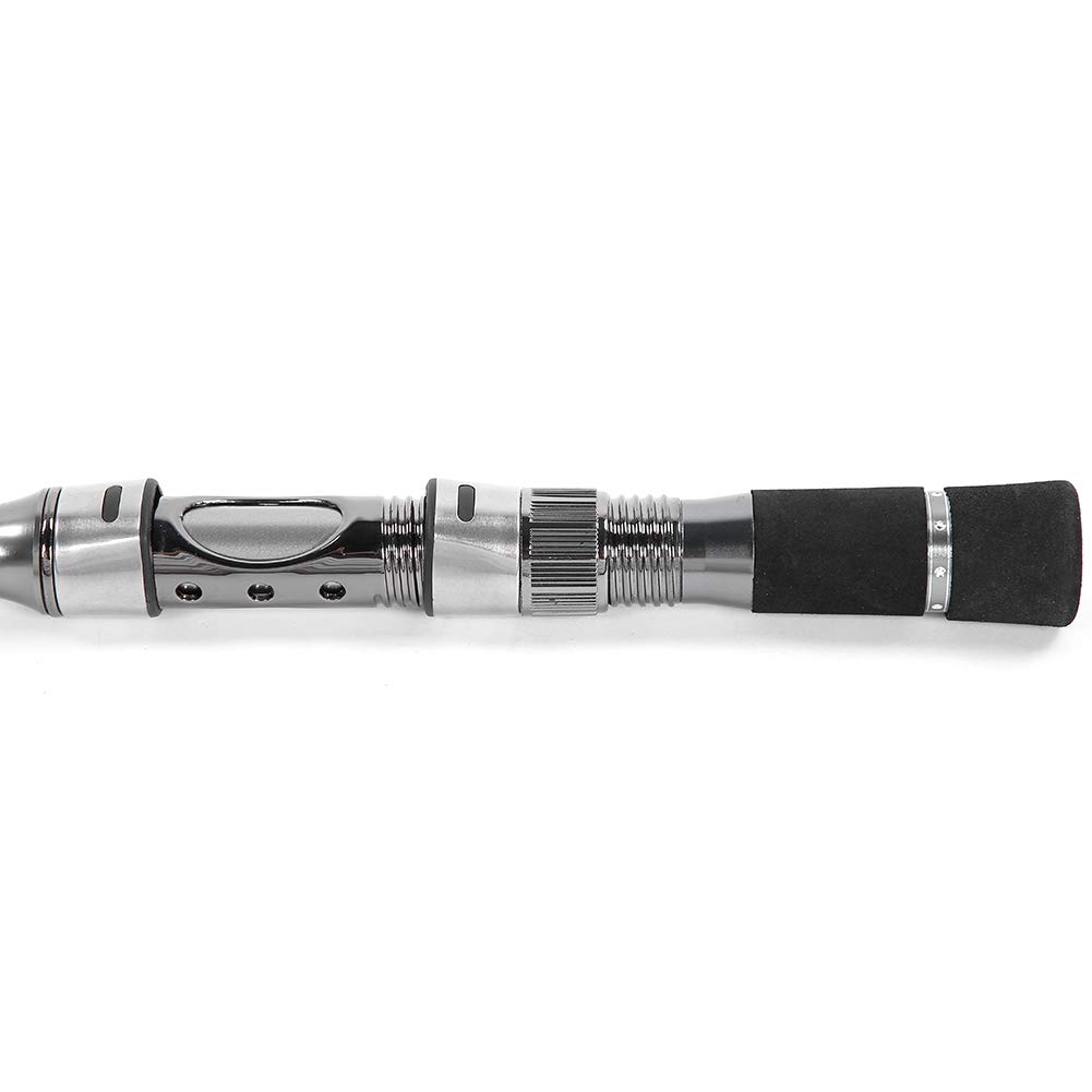 Fishing Rod with Premium Carbon Fiber Material Retractable Spinning Trolling Rod Telescopic Pole Tackle Accessory(150cm)