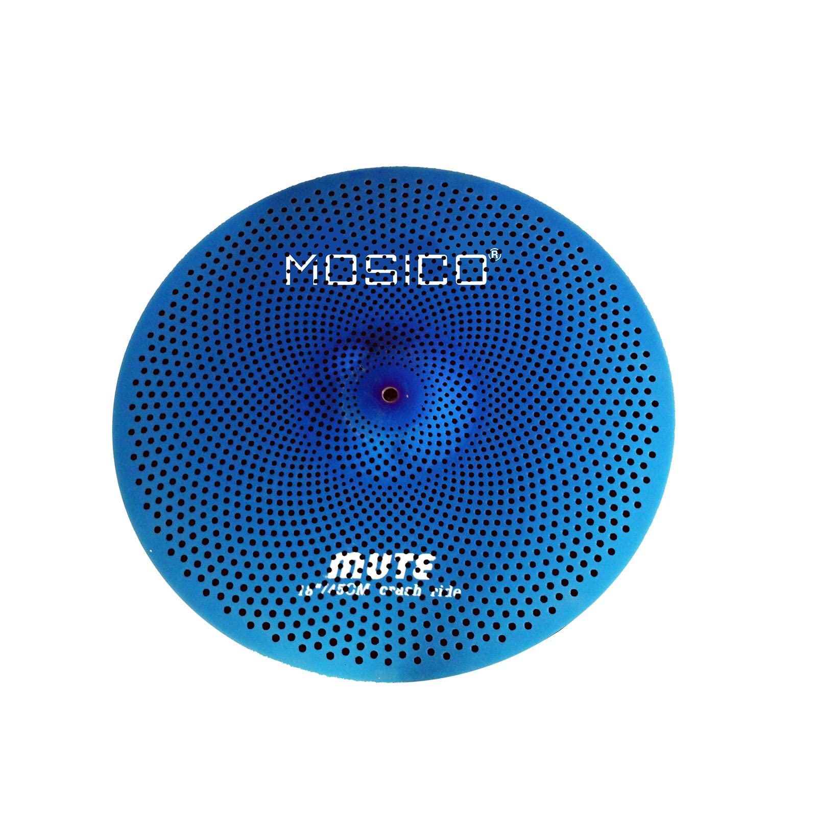 Mosico Low Volume Cymbal Pack with 14"Hi-hats 16"Crash 18"Crash 20"ride Plus a Cymbal bag 5 Pieces Drum Practice Cymbal (BLUE)