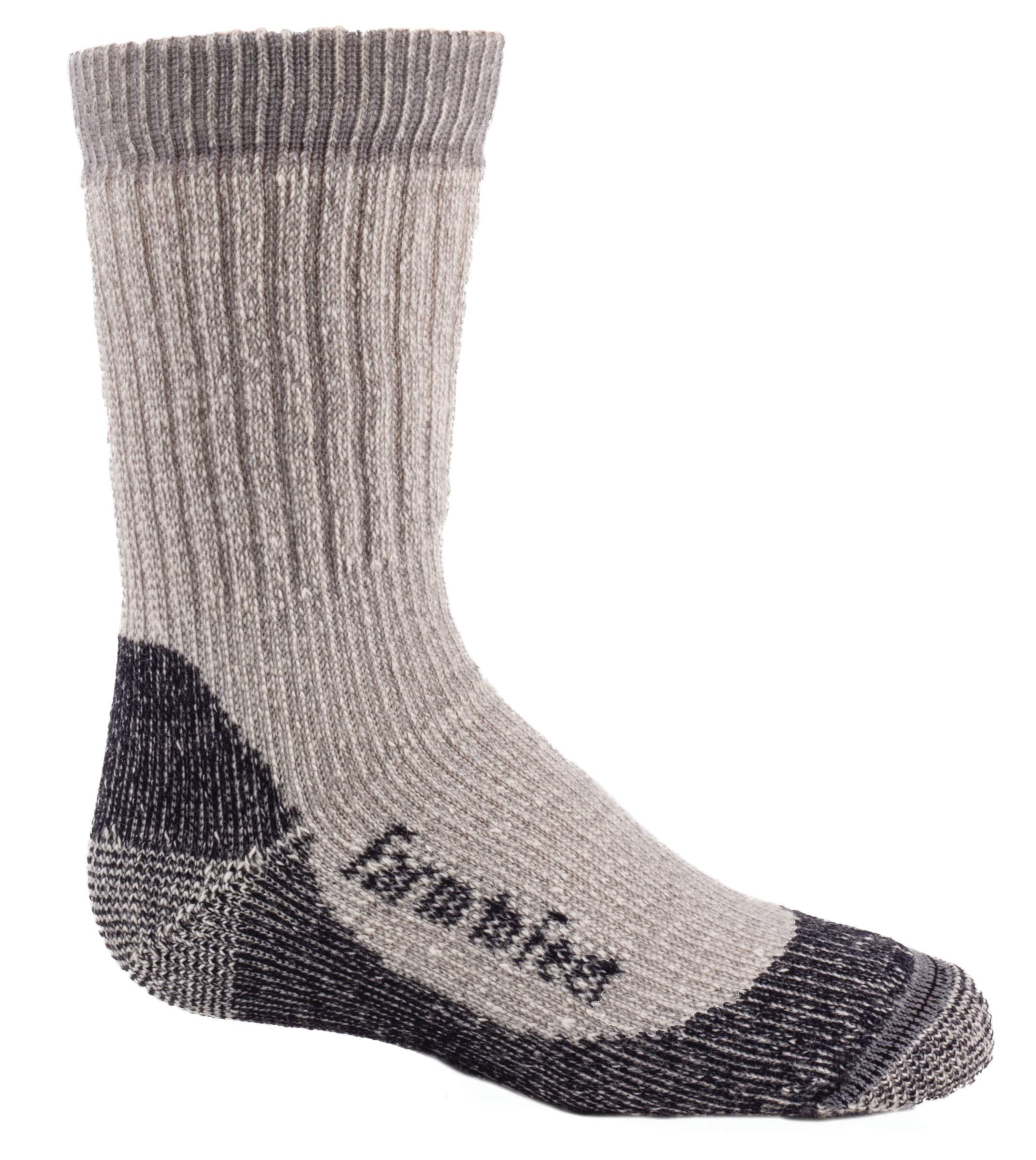 Farm to Feet Kids Boulder No Fly Zone Lightweight Hiking Merino Wool Crew, US Blue, Small