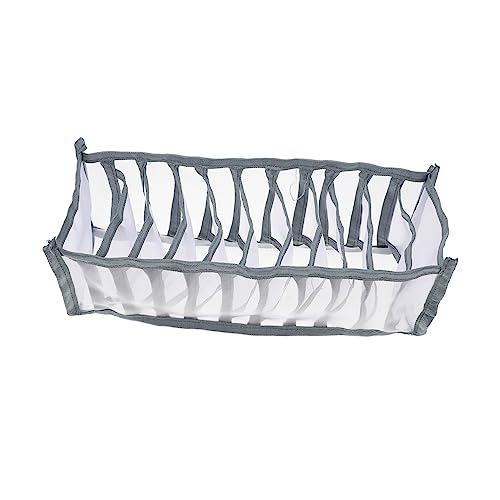 Zerodeko Box Underwear Storage Box Organizer Bags for Travel Compartment Organizer Box Foldable Basket Panties Organizer Drawer Underwear Organizer Closet Dresser Sock Sorting Box Wardrobe