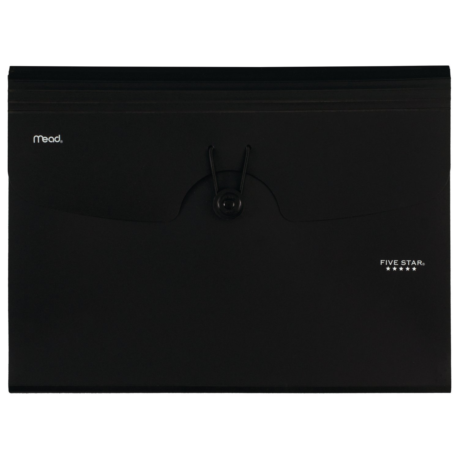 Five Star Expanding File Folder, 13-Pocket Expandable File Folder, Black (38144)