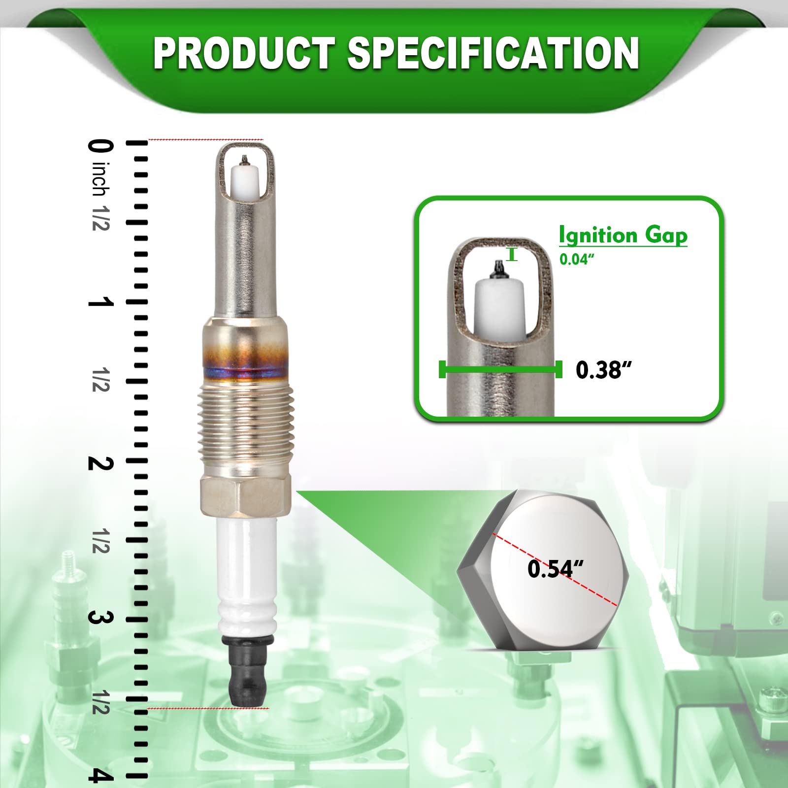 Engine Dancer Triton V8 Engine Iridium Spark Plug SP515 Compatible with 06-08 Explorer 4.6L 05-08 Expedition 5.4L 04-08 F-150 F-250 Super Duty 5.4L 6.8L Mark LT Navigator 5.4L…