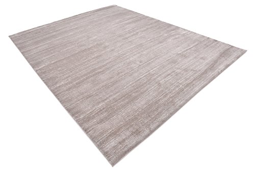 Unique Loom Uptown Collection Area Rug - Madison Avenue (8' x 10' Rectangle, Brown/ Ivory)