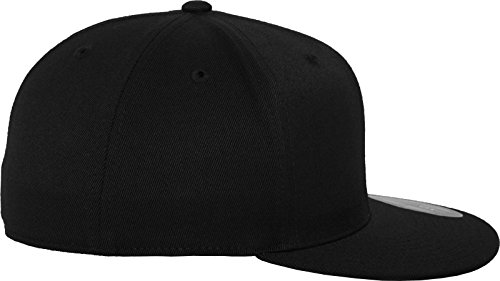 Flexfit Men's Premium 210 Fitted Cap, Black, Large/X-Large