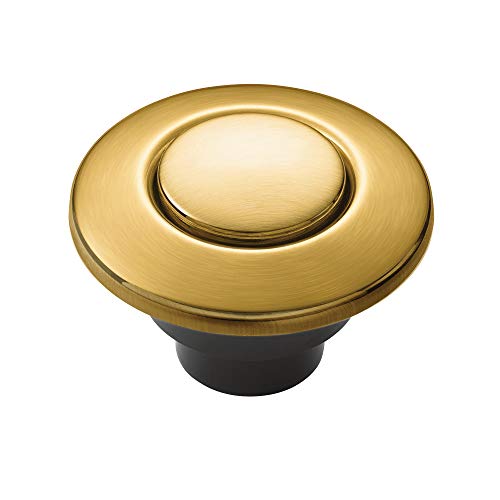 Moen Garbage Disposal Air Switch Coordinating Decorative Metal Button. Air Switch Controller (ARC-4200) Sold Separately, Brushed Gold, AS-4201-BG
