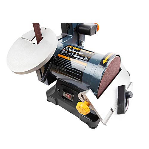 POWERTEC BD1502 Belt Disc Sander for Woodworking | 1 in. x 30 in. Belt Sander with 5 in. Sanding Disc