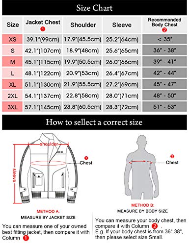FLAVOR Men Brown Leather Motorcycle Jacket with Removable Hood (Large (US standard), Brown)