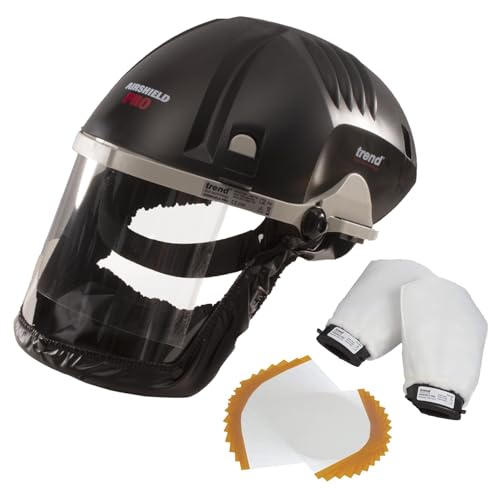 Trend Airshield Pro Respirator & Face Shield Bundle with Replacement Visor Overlays and Additional Twin Air Filters, AIR/PRO/D5